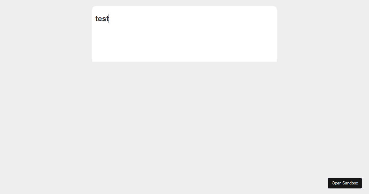 Lexical Editor Focused After Node Transform Codesandbox