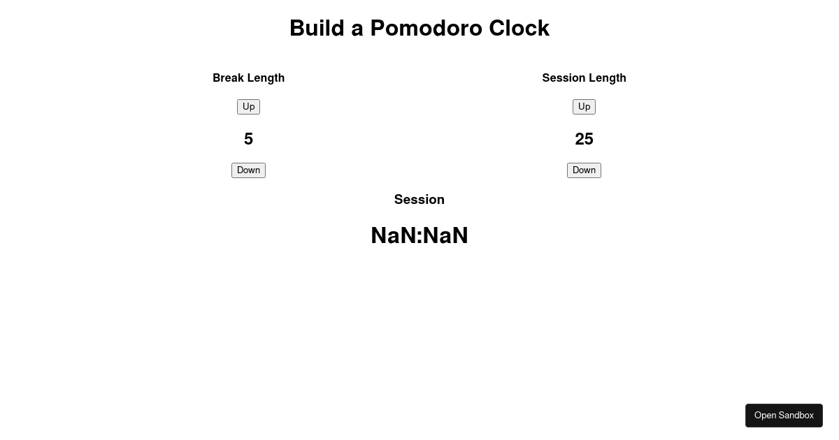 pomodoro-clock - Codesandbox
