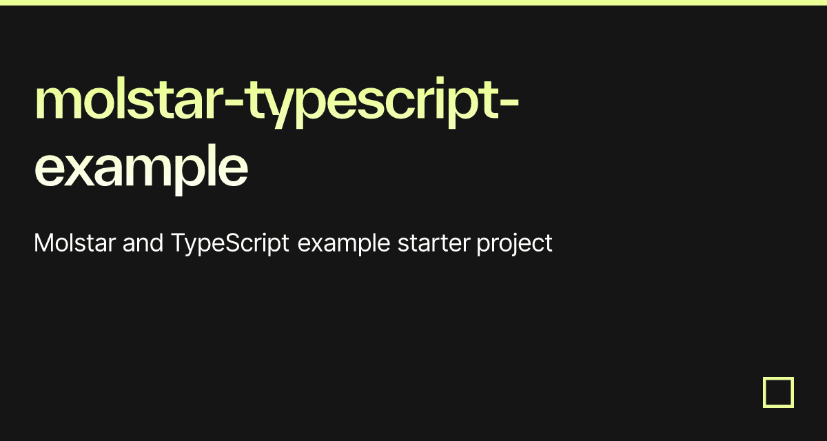 molstar-typescript-example - Codesandbox
