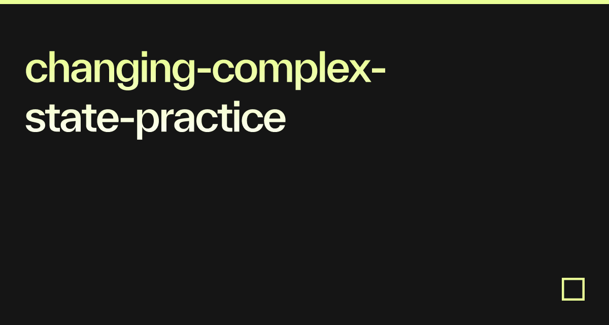changing-complex-state-practice - Codesandbox