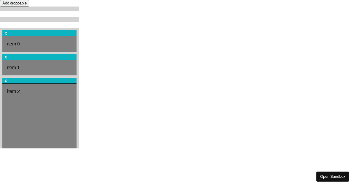 vertical list (forked) - Codesandbox