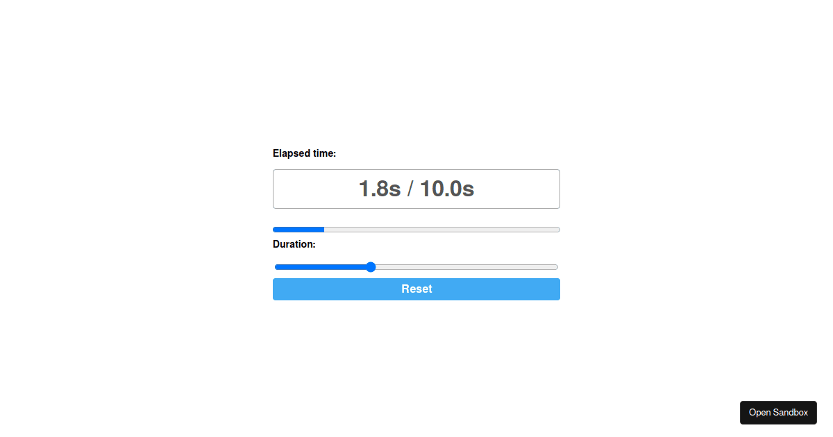 react-timer-challenge - Codesandbox