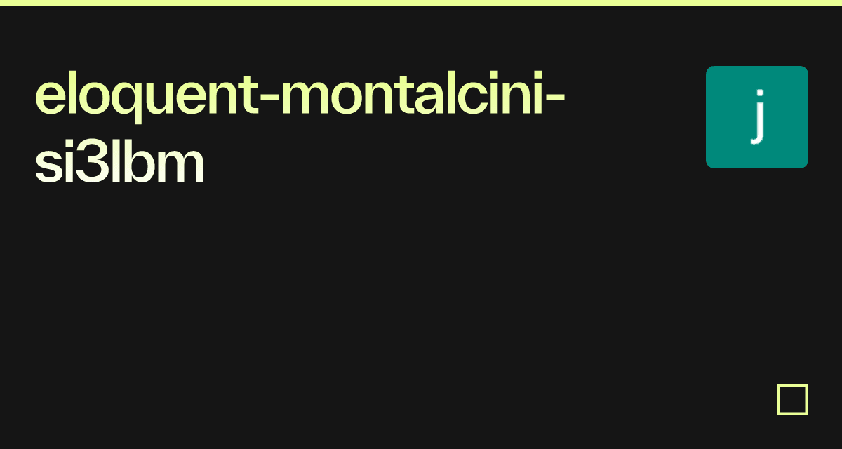eloquent-montalcini-si3lbm - Codesandbox
