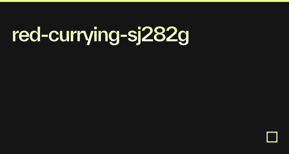red-currying-sj282g - Codesandbox