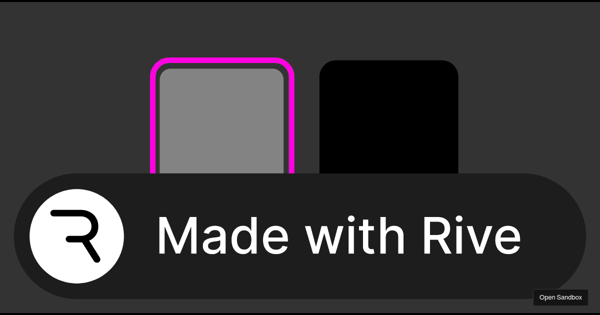 Rive Playground - Codesandbox