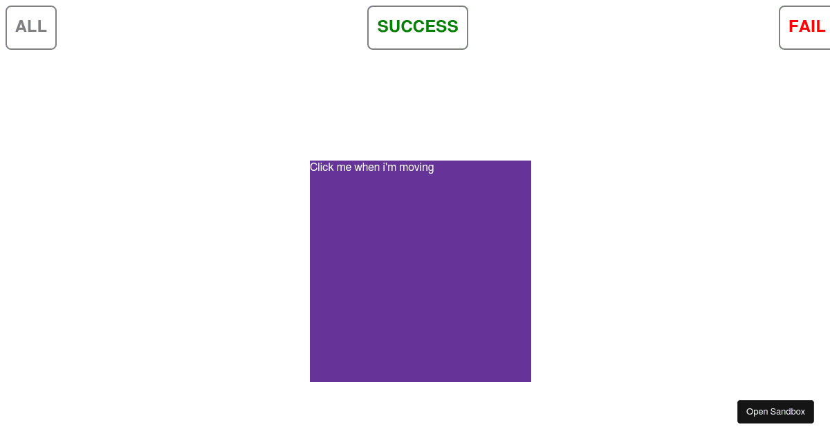 issue-react-flip-toolkit | element in motion - Codesandbox