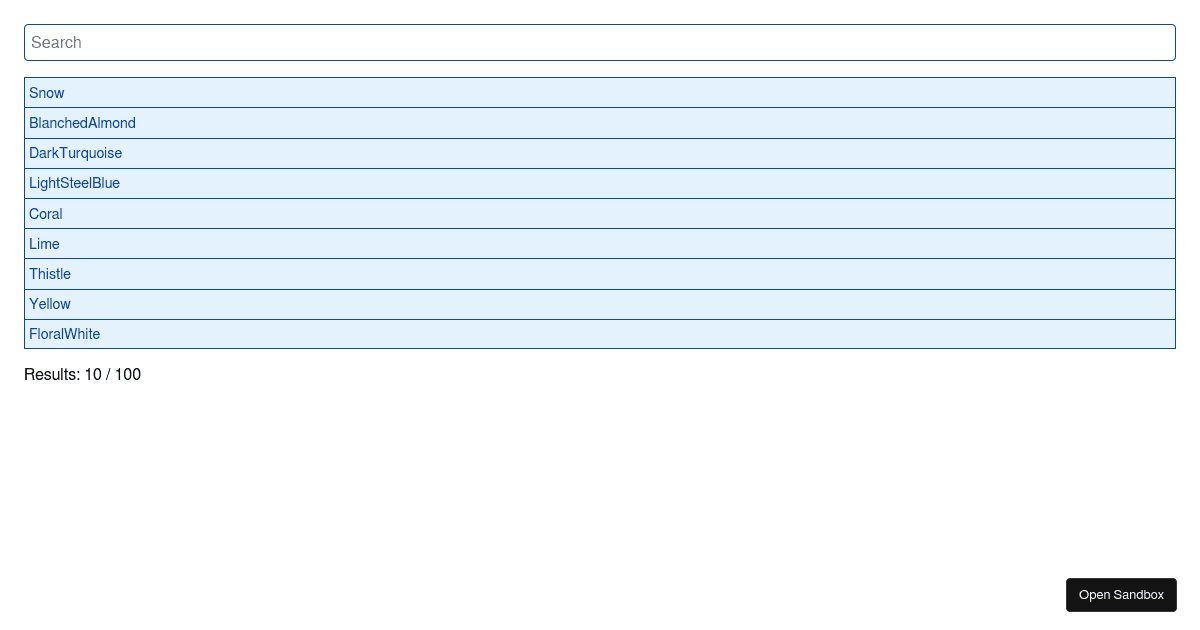 infinite scroll - Codesandbox