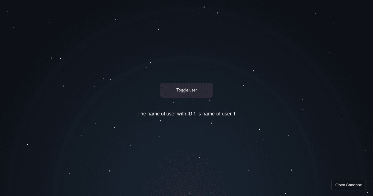 Usefetch Dependency Array Codesandbox