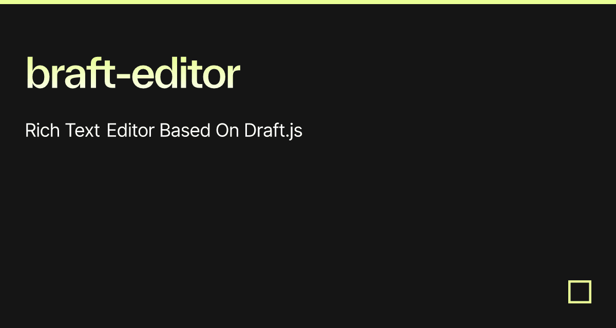 braft-editor - Codesandbox