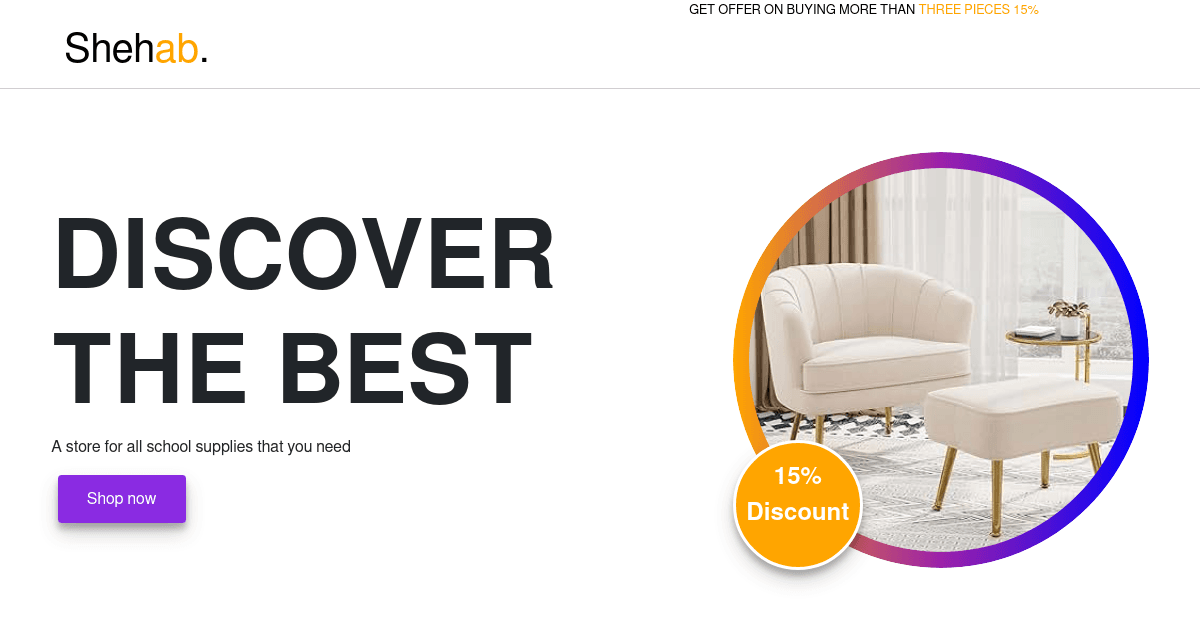 Shehab store - Codesandbox