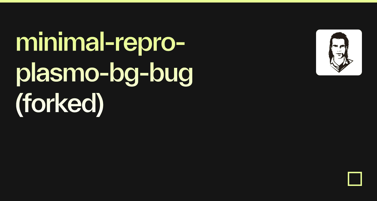 minimal-repro-plasmo-bg-bug (forked) - Codesandbox