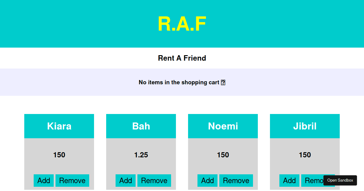 react-template - Codesandbox