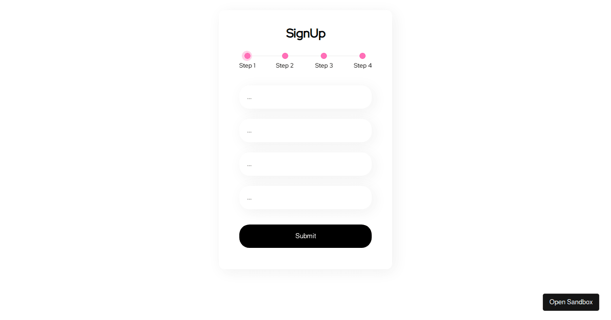 Login Form Example Using React Spring Codesandbox