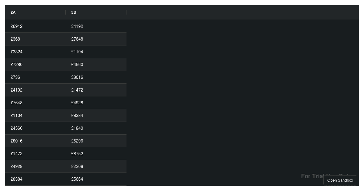ag-grid-packages - Codesandbox