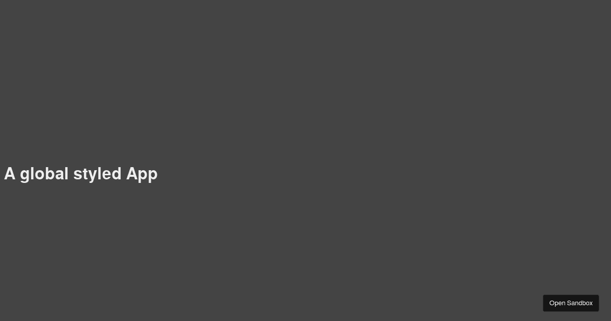 ds-global-styles-js - Codesandbox