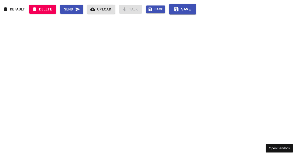 Material Demo Codesandbox