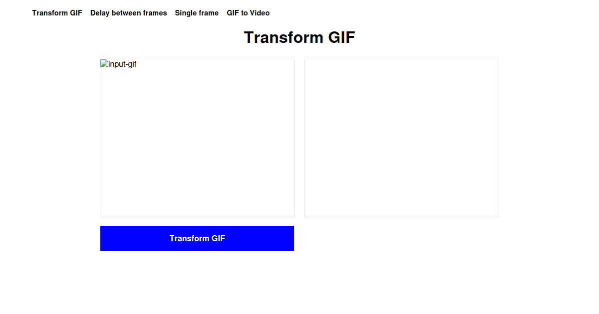 Transform Animated Gifs Using Cloudinary - Codesandbox