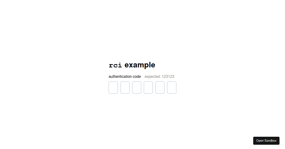 rci – CodeInput (forked) - Codesandbox