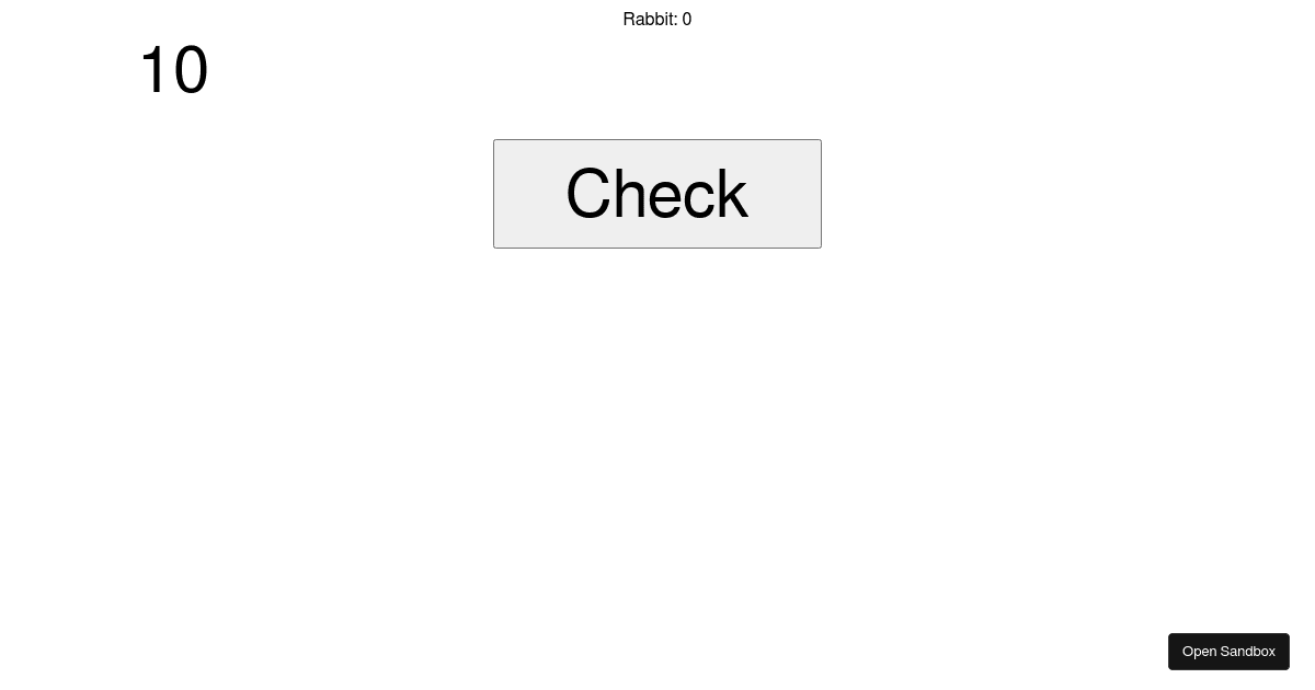 bouwe77/catch-the-rabbit - Codesandbox
