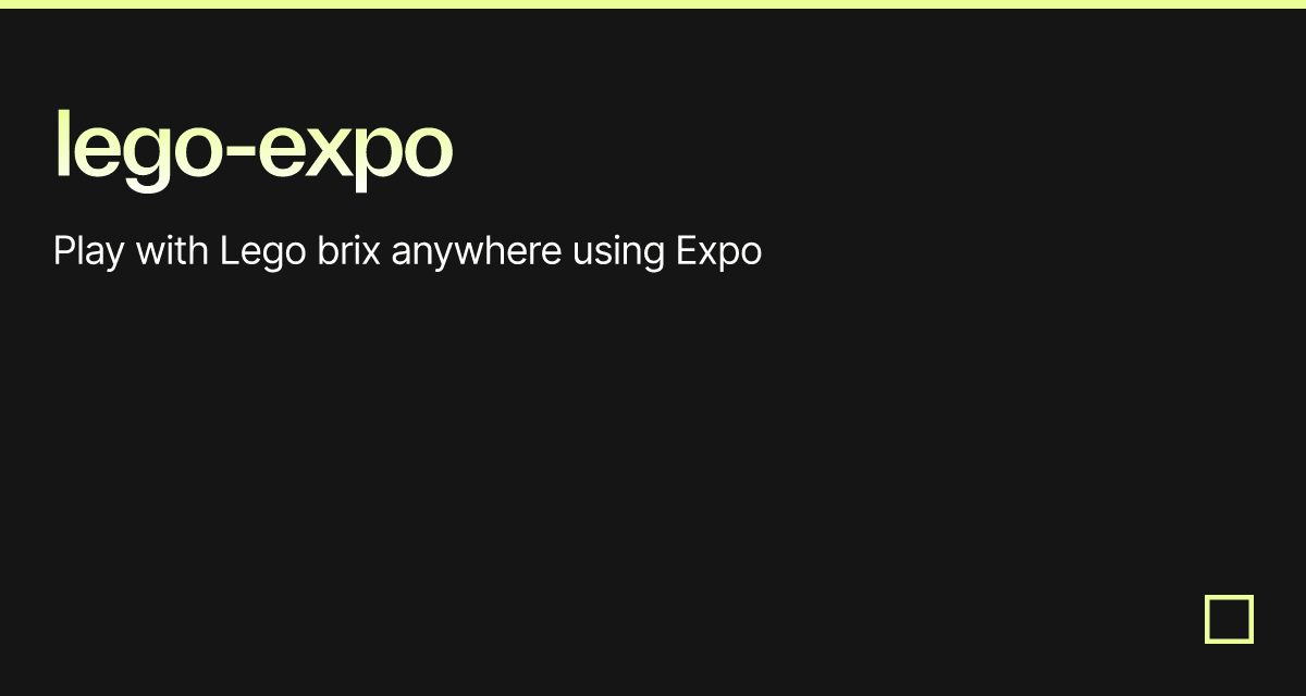lego-expo - Codesandbox