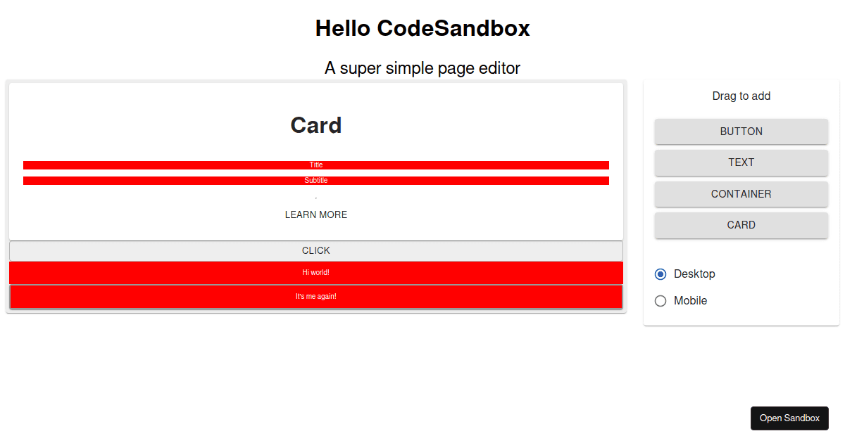 cranky-cartwright-sp7r1w - Codesandbox