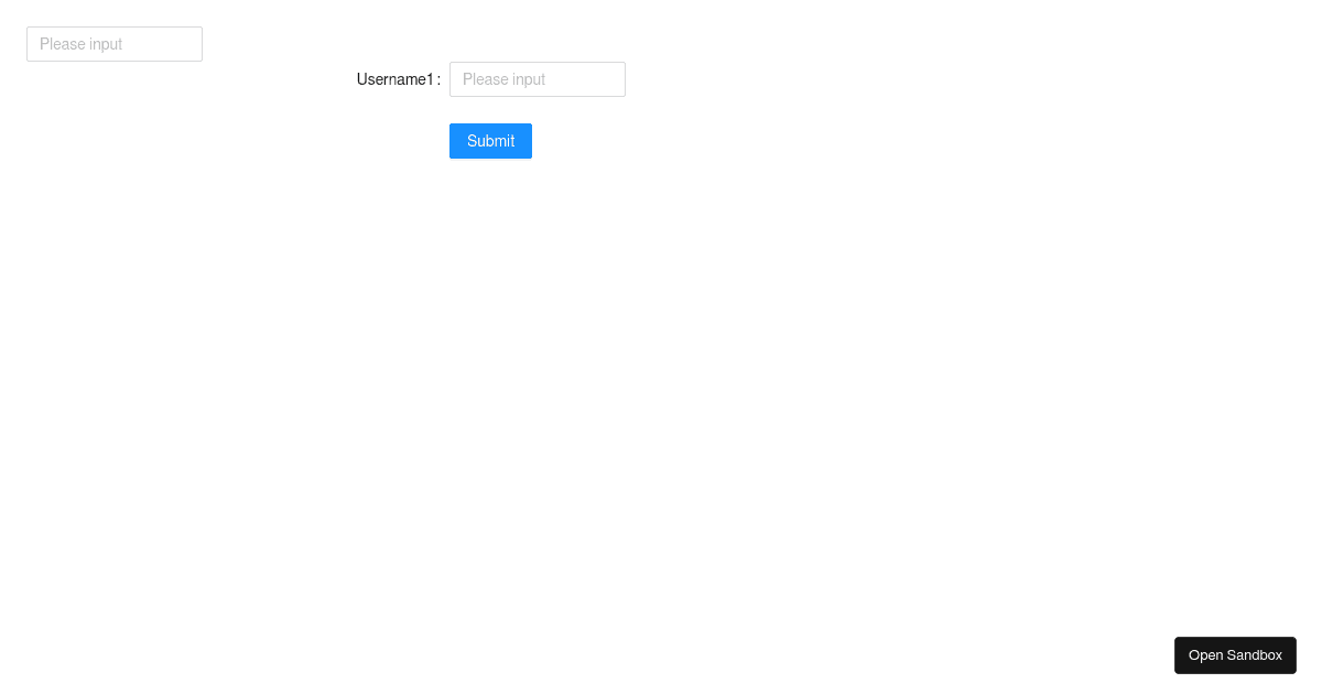 antd form noStyle and validation errors - Codesandbox