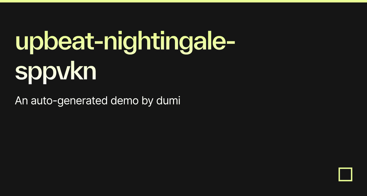 upbeat-nightingale-sppvkn - Codesandbox