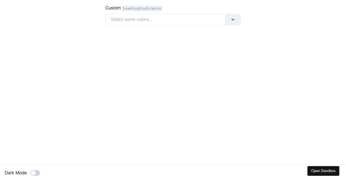 Chakra React Select Custom Loadingindicator Typescript V3 Codesandbox