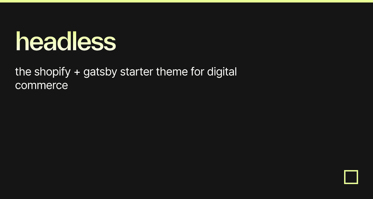 headless - Codesandbox
