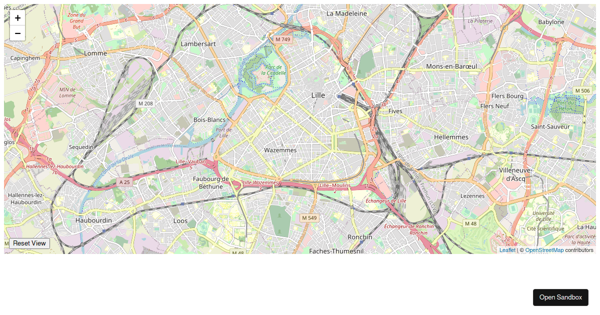 react-leaflet - Codesandbox