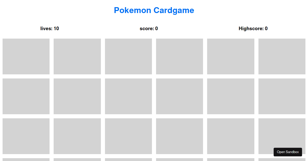 CRA-pokemon-api - Codesandbox