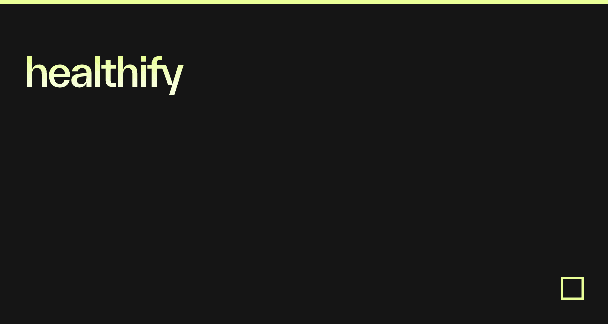 healthify - Codesandbox