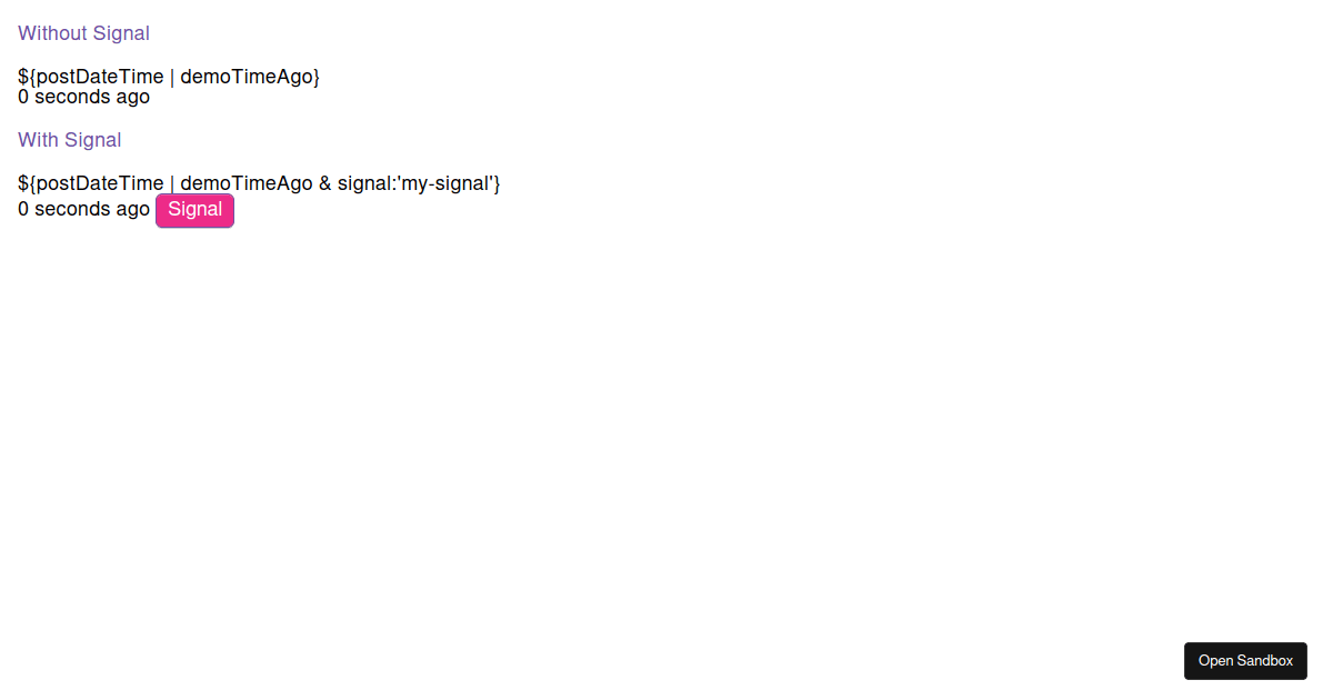 Signal - Codesandbox