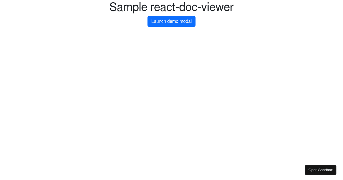 react-doc-viewer (forked) - Codesandbox