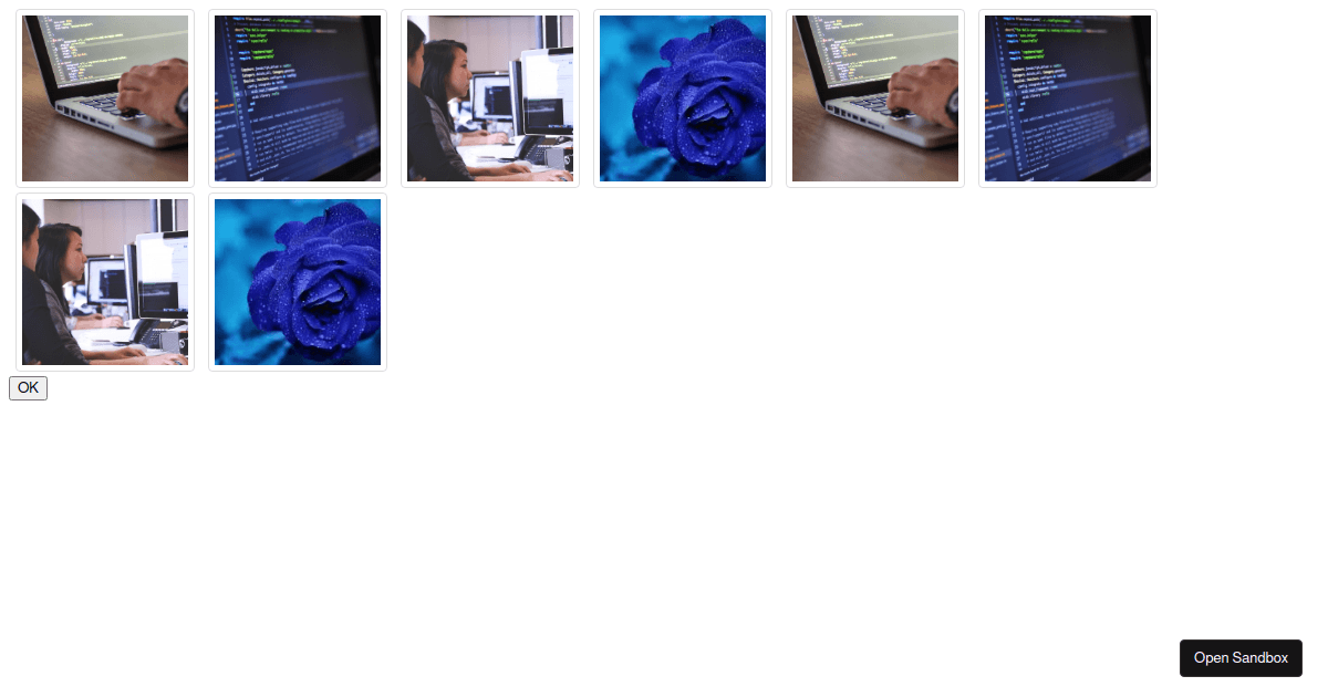 Image picker form image box - Codesandbox
