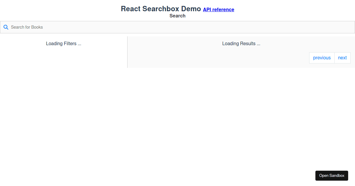 Appbaseioreact Searchbox Demo Example Codesandbox