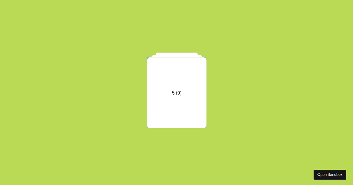 swipe-card-stack - Codesandbox