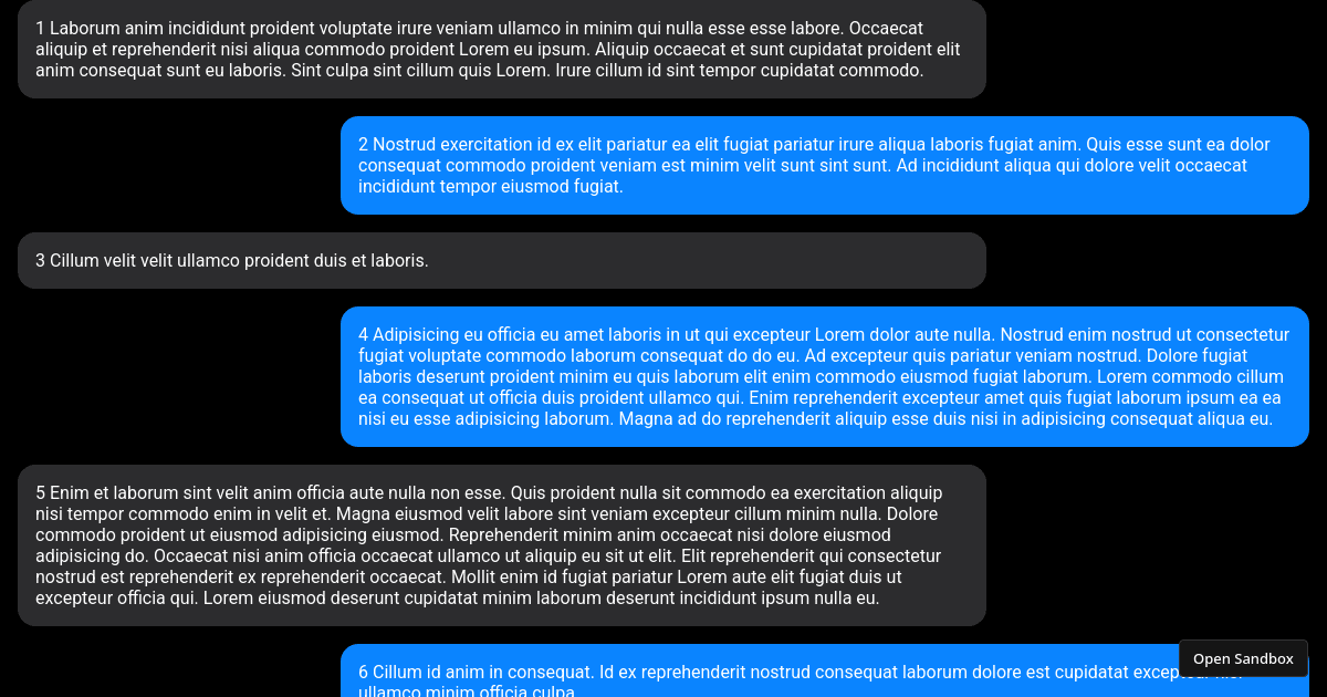 react-viewport-list (forked) - Codesandbox