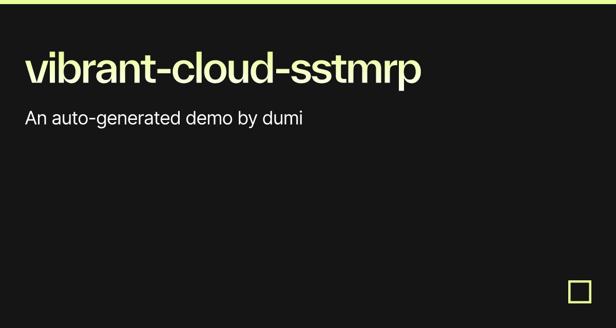 vibrant-cloud-sstmrp - Codesandbox