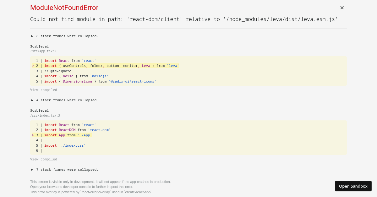 leva-busy - Codesandbox