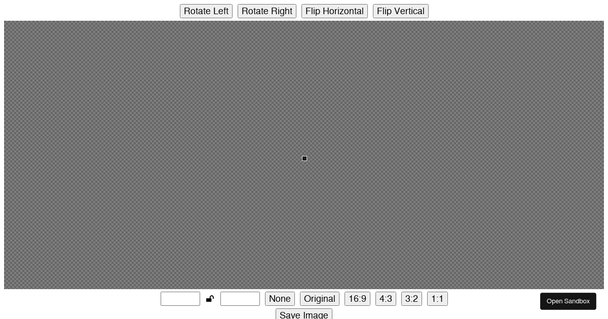 React Cropper Module (forked) - Codesandbox