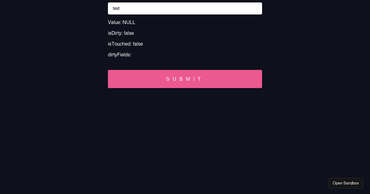 Control (forked) - Codesandbox