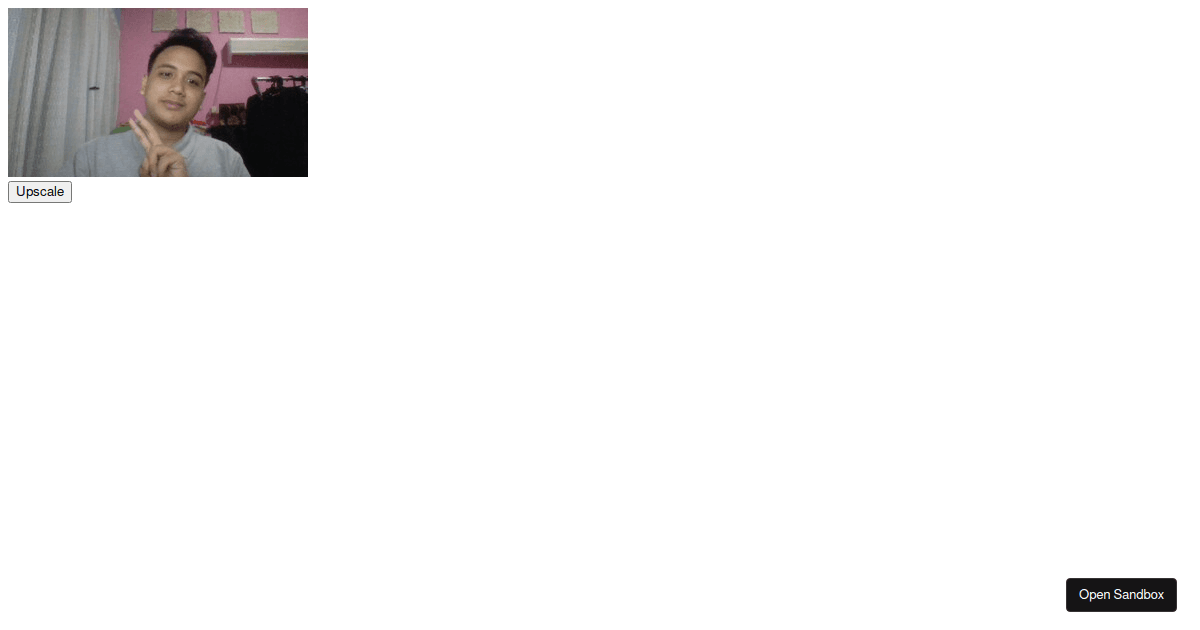 Upscaling-1 (forked) - Codesandbox