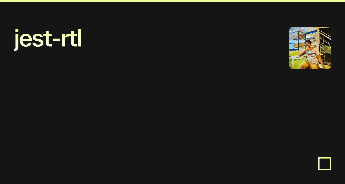 jest-rtl - Codesandbox