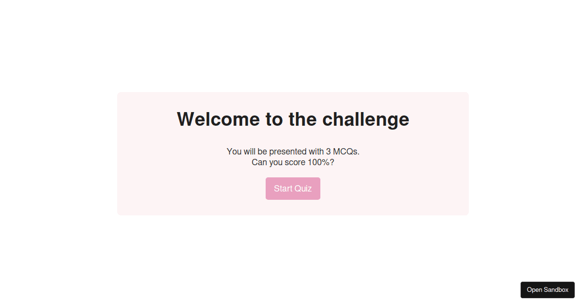 frontend-developer-03-quiz-app - Codesandbox frontend-developer-03-quiz-app - Codesandbox