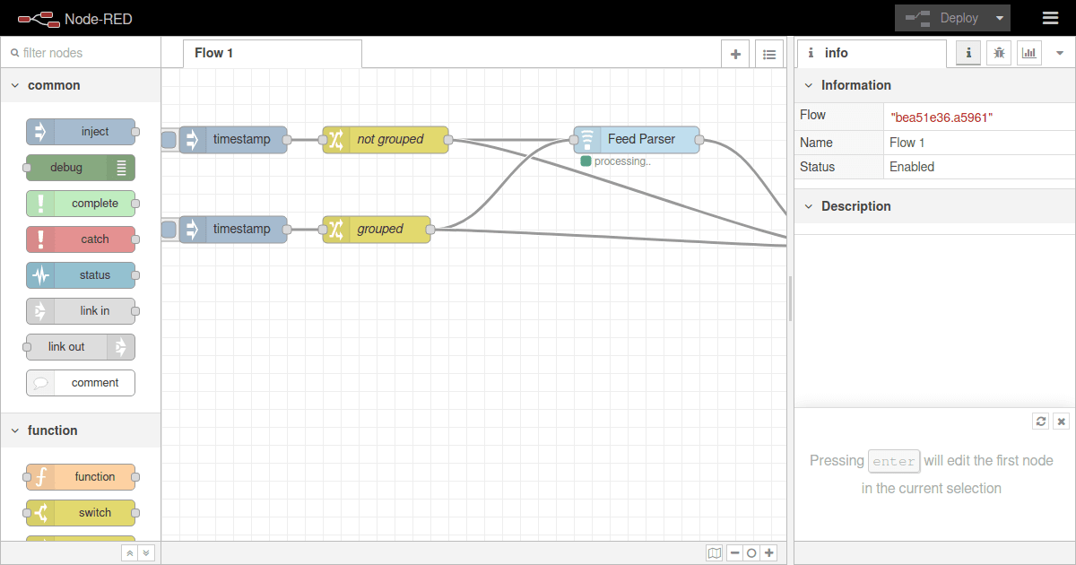 node-red - Codesandbox
