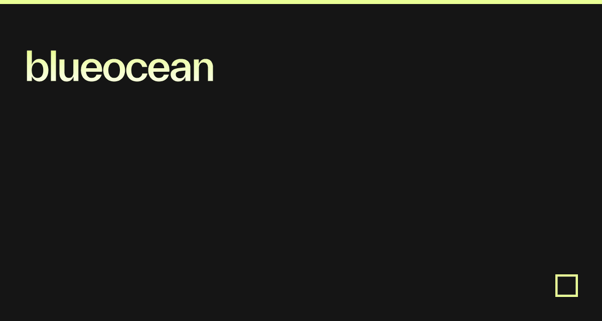 blueocean - Codesandbox