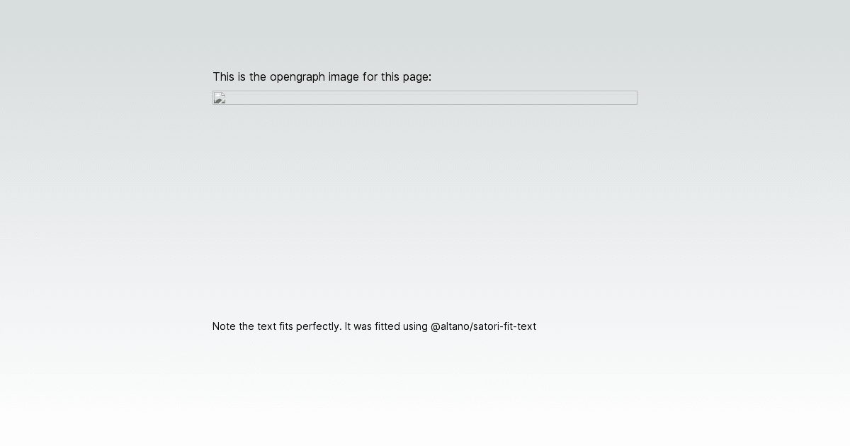 @altano/satori-fit-text next.js demo - Codesandbox