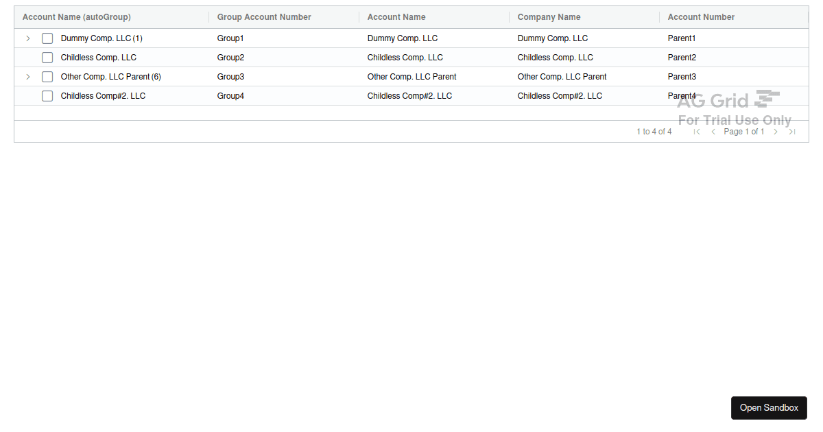 ag-grid-data-tree - Codesandbox