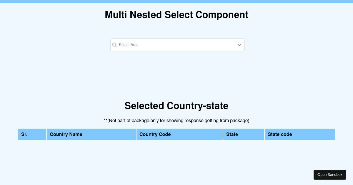 multi-select nested options (forked) - Codesandbox